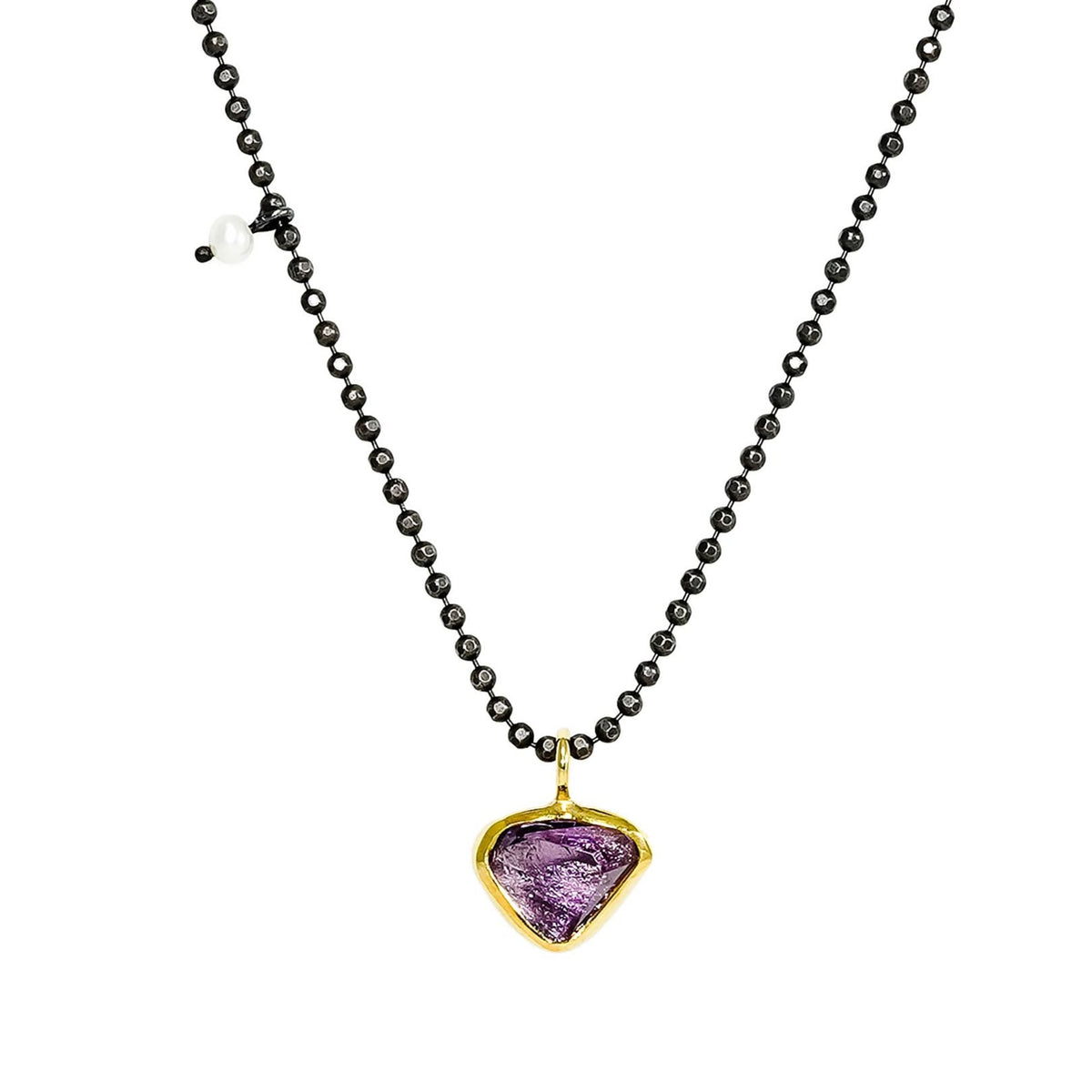 Amethyst Necklace — Fusion Art Glass & Fine Jewelry Amethyst Necklace — Fusion Art Glass & Fine Jewelry