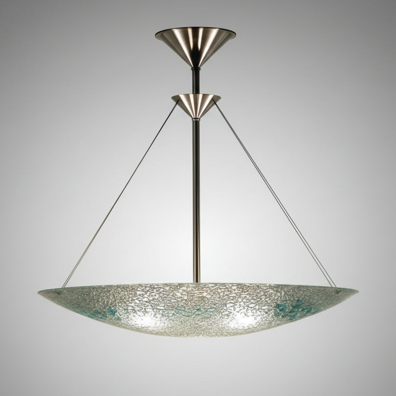 Aqua Squares Handcrafted Glass Pendant Lamp | Modern Lighting — Fusion ...