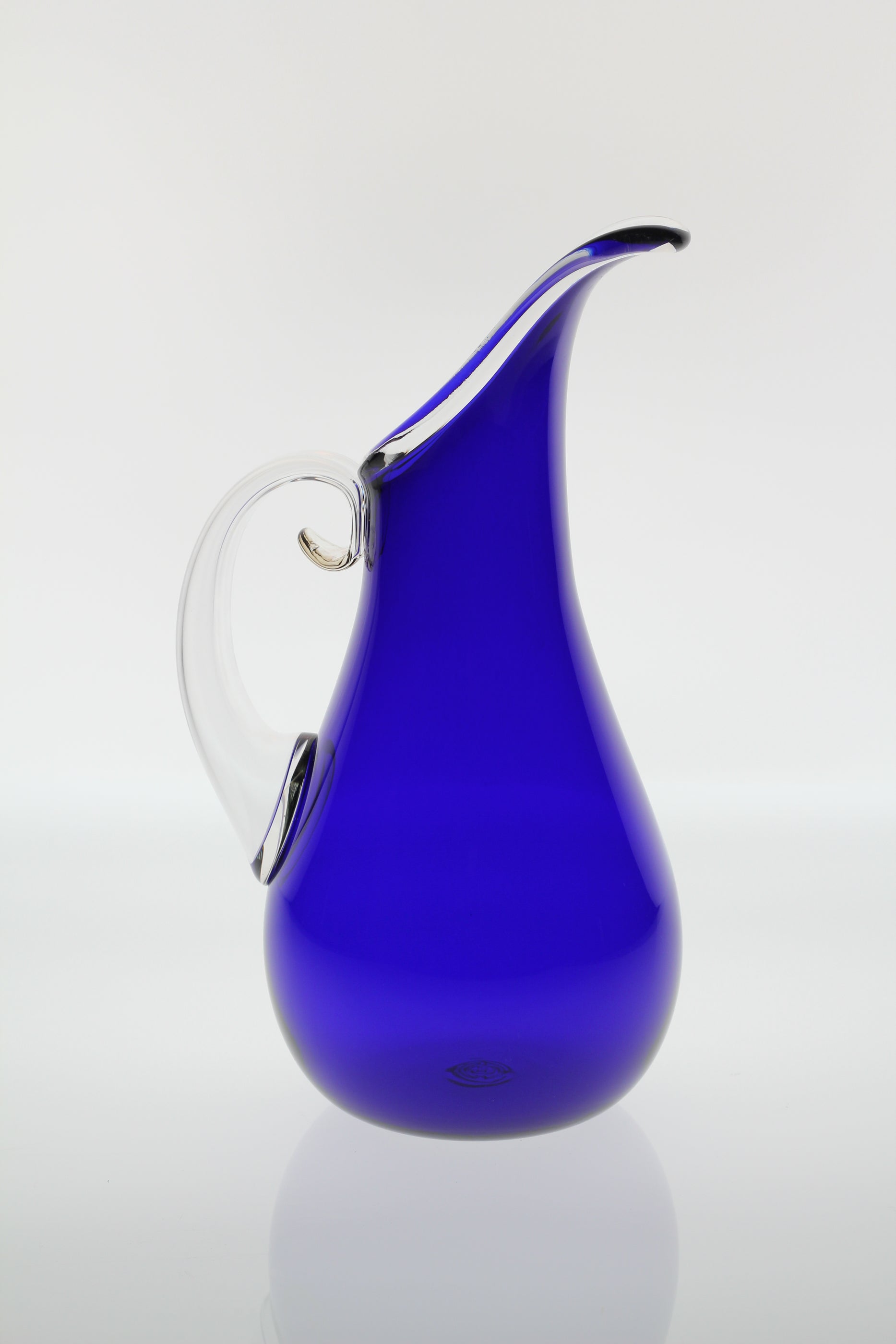 Cobalt Curly Pitcher — Fusion Art Glass & Fine Jewelry