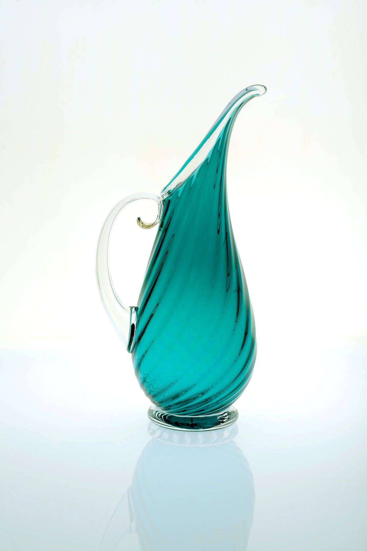 Roxy Lagoon Pitcher — Fusion Art Glass & Fine Jewelry